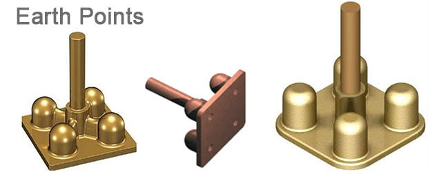 Copper Earth Points | Earth Points Accessories Manufacturers