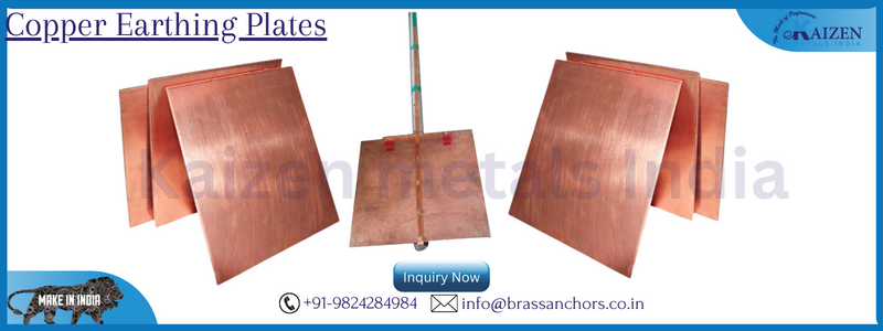 Copper Earthing Plates | Copper Earth Points |Multiple Point