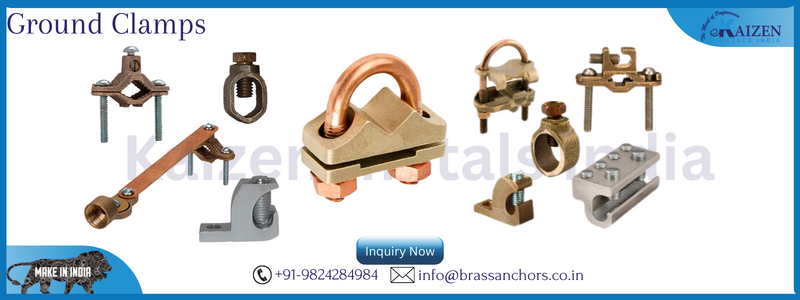 Ground Clamps | Copper and Brass Grounding Clamps