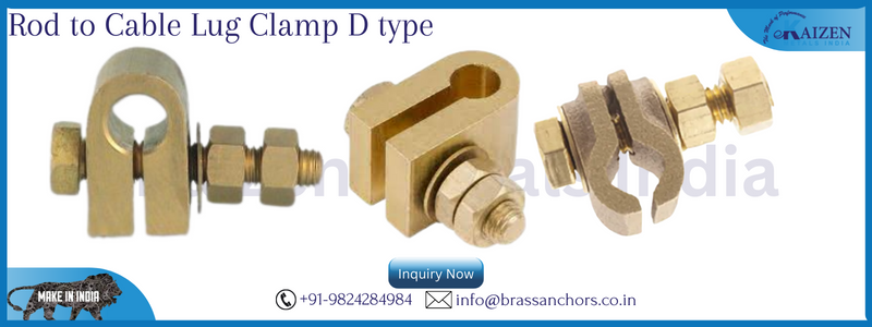 Rod to Cable Lug Clamp D type | kaizen metals india