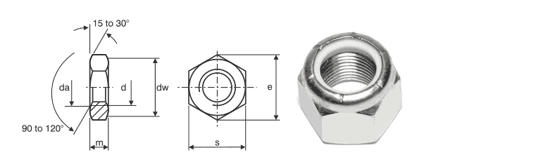 Lock Nuts | Steel Lock Nuts | Brass Nuts | Brass Lock Nut