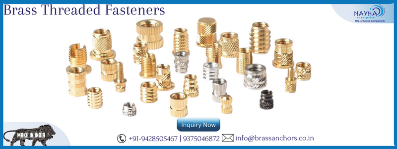 Brass Threaded Fasteners | Threaded Rods | Brass Studs
