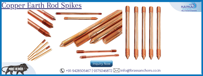 Copper Earth Rod Spikes | Copper Grounding Rods