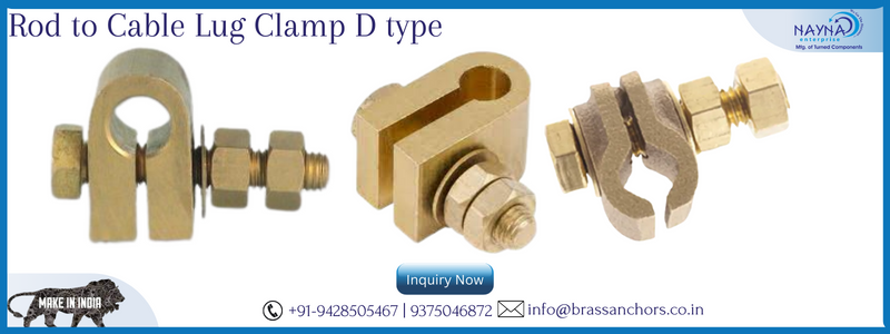 Rod to Cable Lug Clamp D type | kaizen metals india